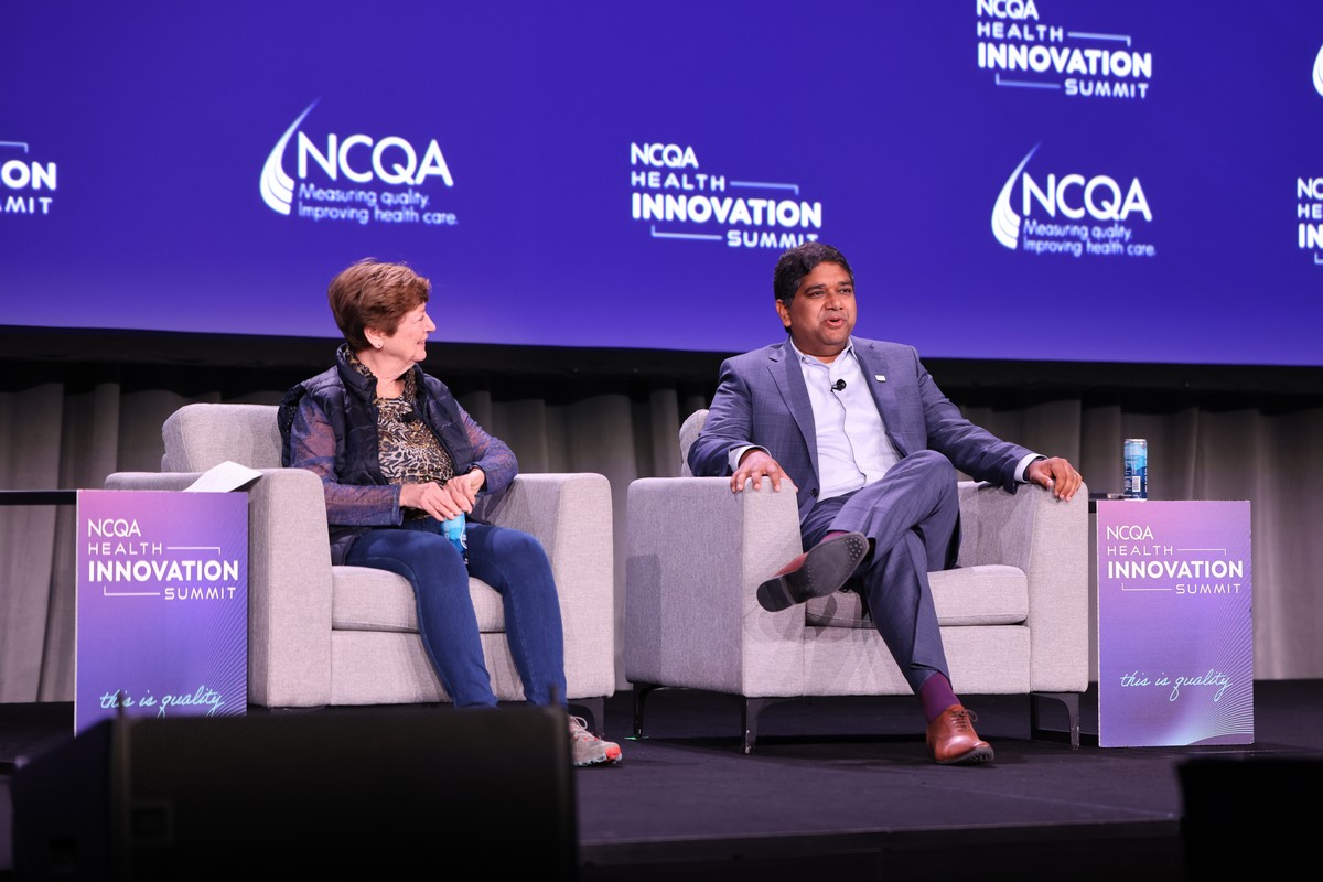 Passing the Quality Torch: Peggy O’Kane and Dr. Vivek Garg Share the Stage at the Health ...
