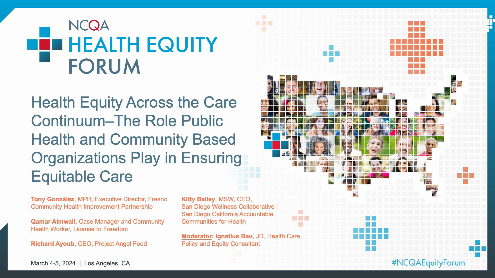 Health Equity Forum: Health Equity Across the Care Continuum - NCQA